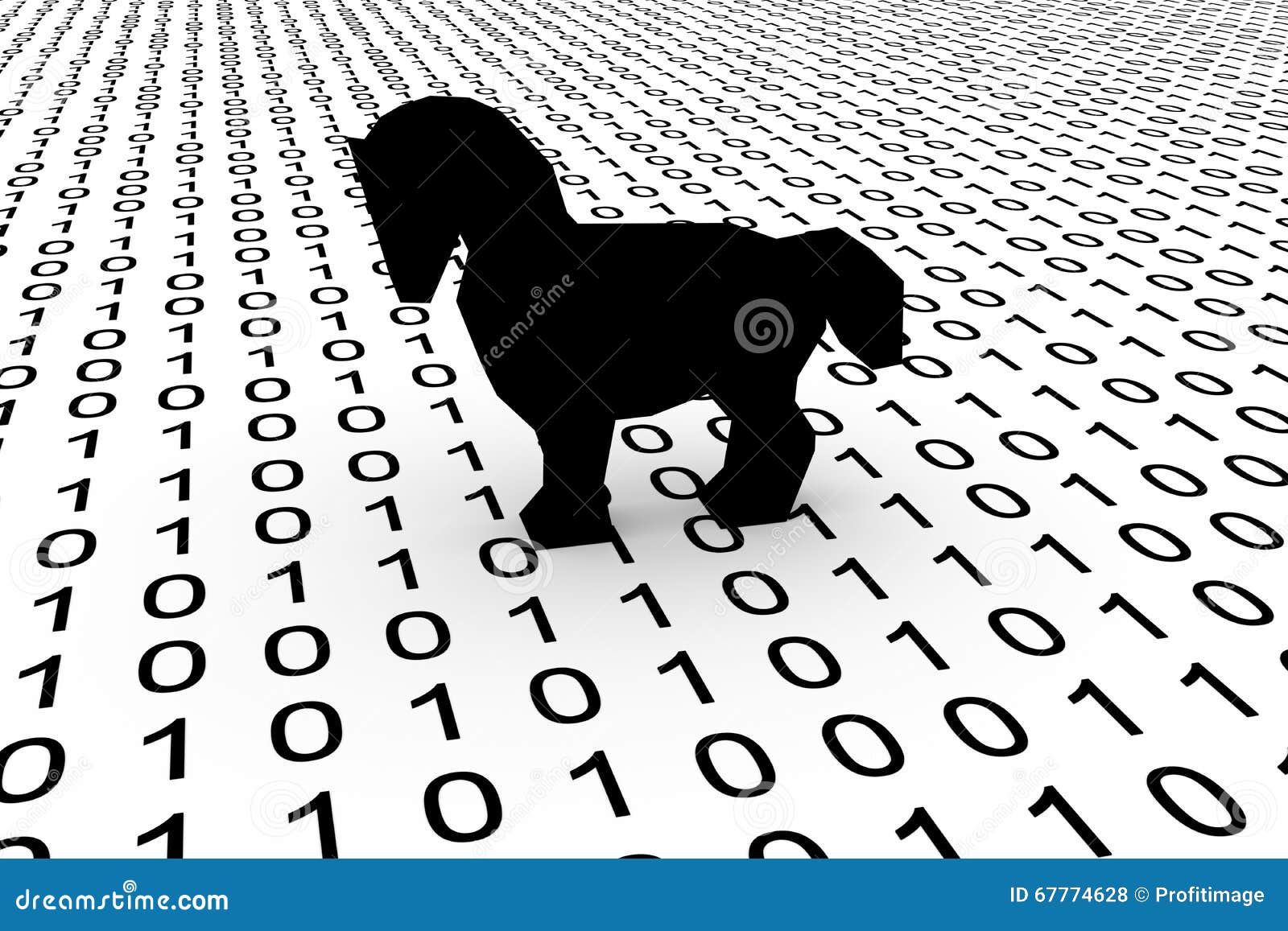 Trojan stock illustration. Illustration of internet, network - 67774628