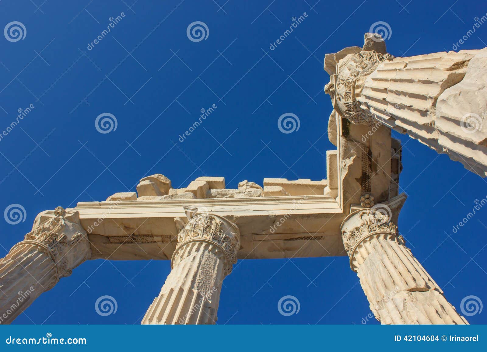 Trojan temple columns 1 stock photo. Image of history - 42104604
