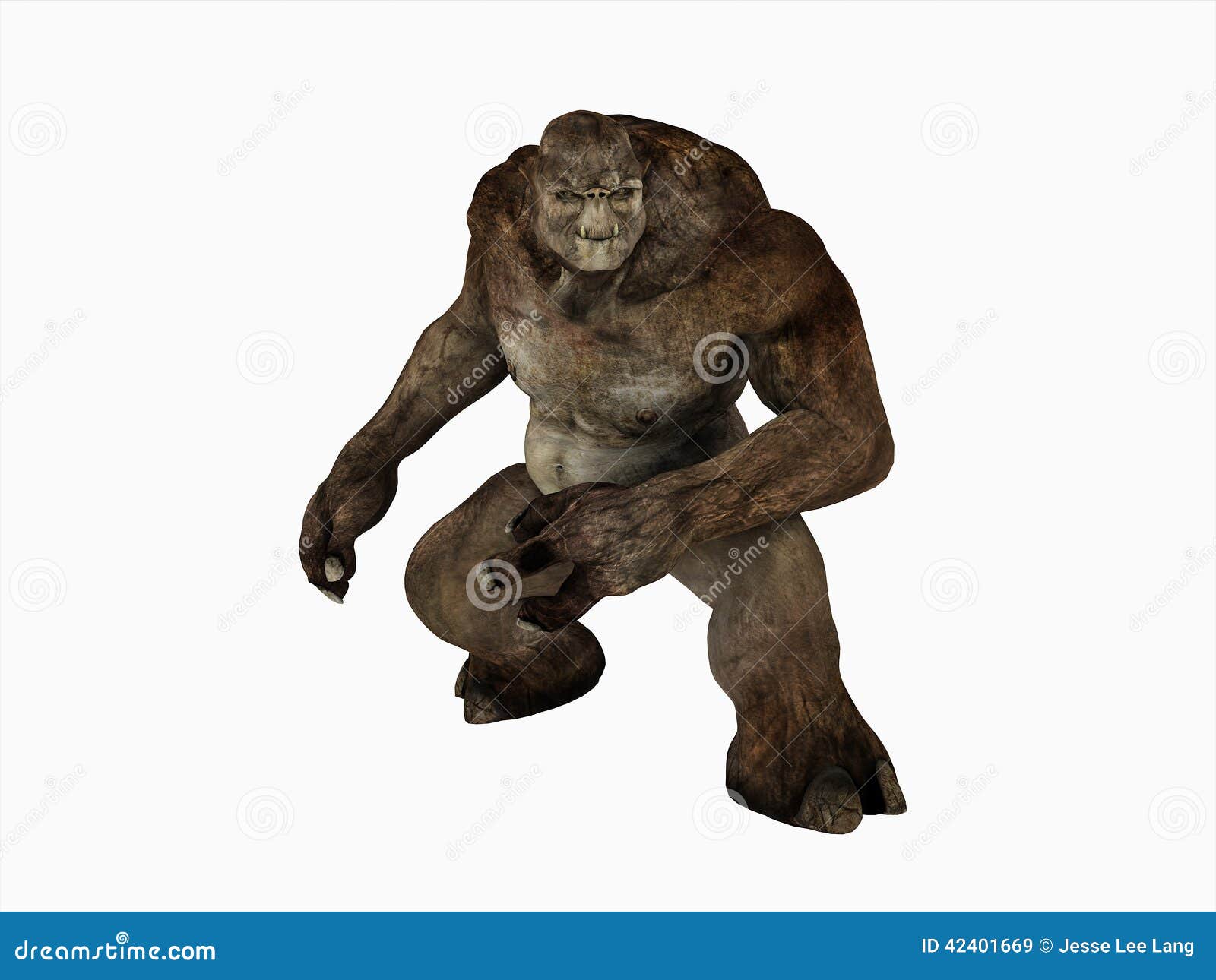 Troll stock illustration. Illustration of monster, powerful - 42401669
