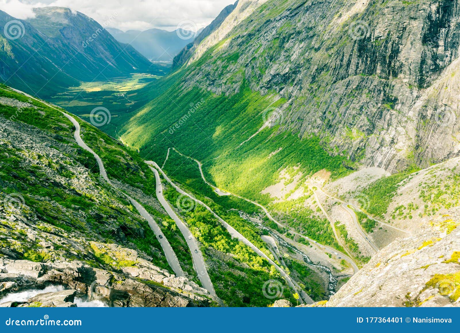 Troll ladder at Norway stock image. Image of green, tourist - 177364401