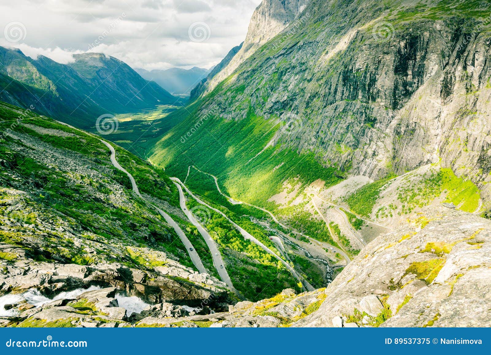 Troll ladder at Norway stock image. Image of journey - 89537375