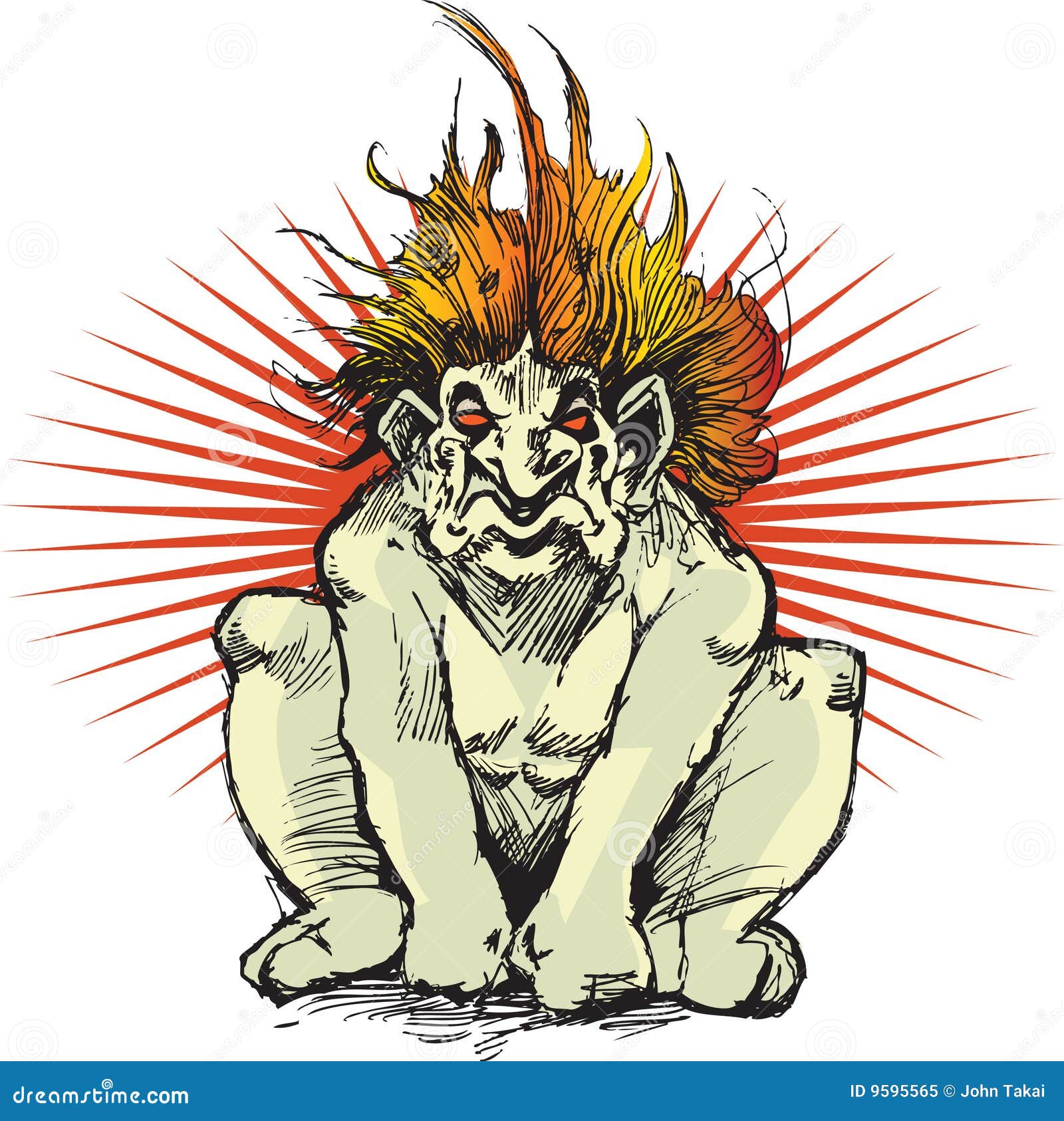 Troll Monster Stock Illustration | CartoonDealer.com #7728628