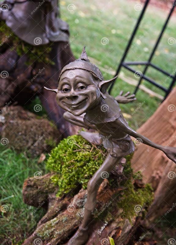 Troll stock image. Image of moss, sculpture, gardensculpture - 97440669