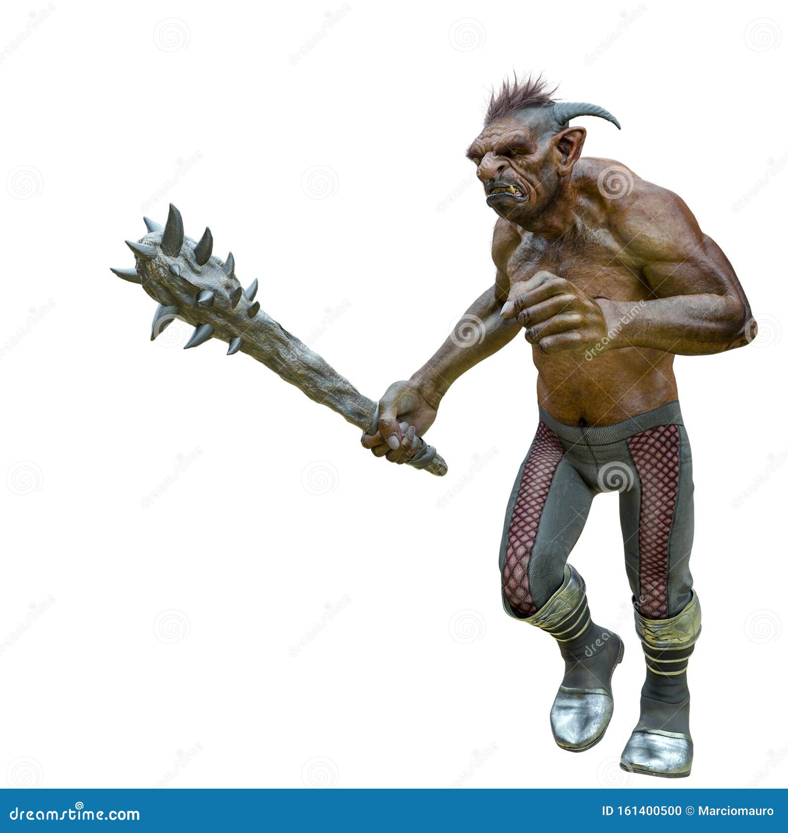 Troll walking for war stock illustration. Illustration of fantastic ...