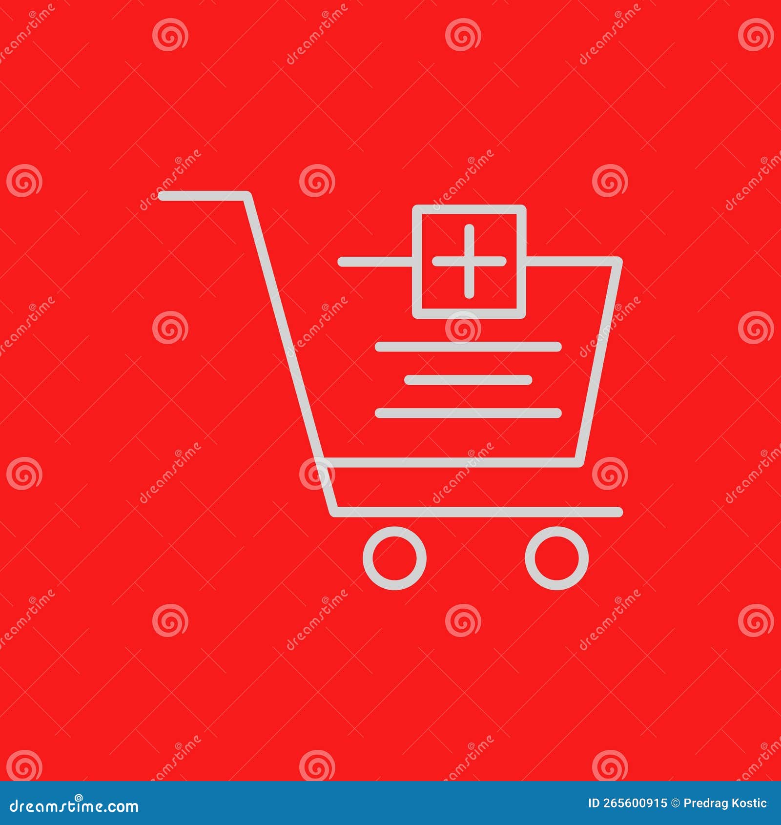 Trolley for Emergency Intervention Stock Illustration - Illustration of ...