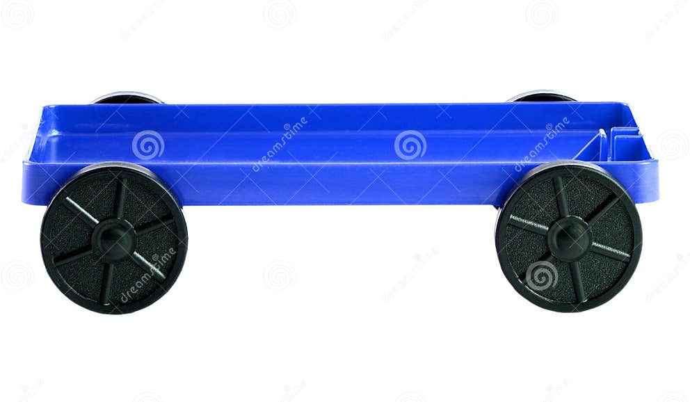 Trolley for Experiments in Physics on White Background Stock Image ...