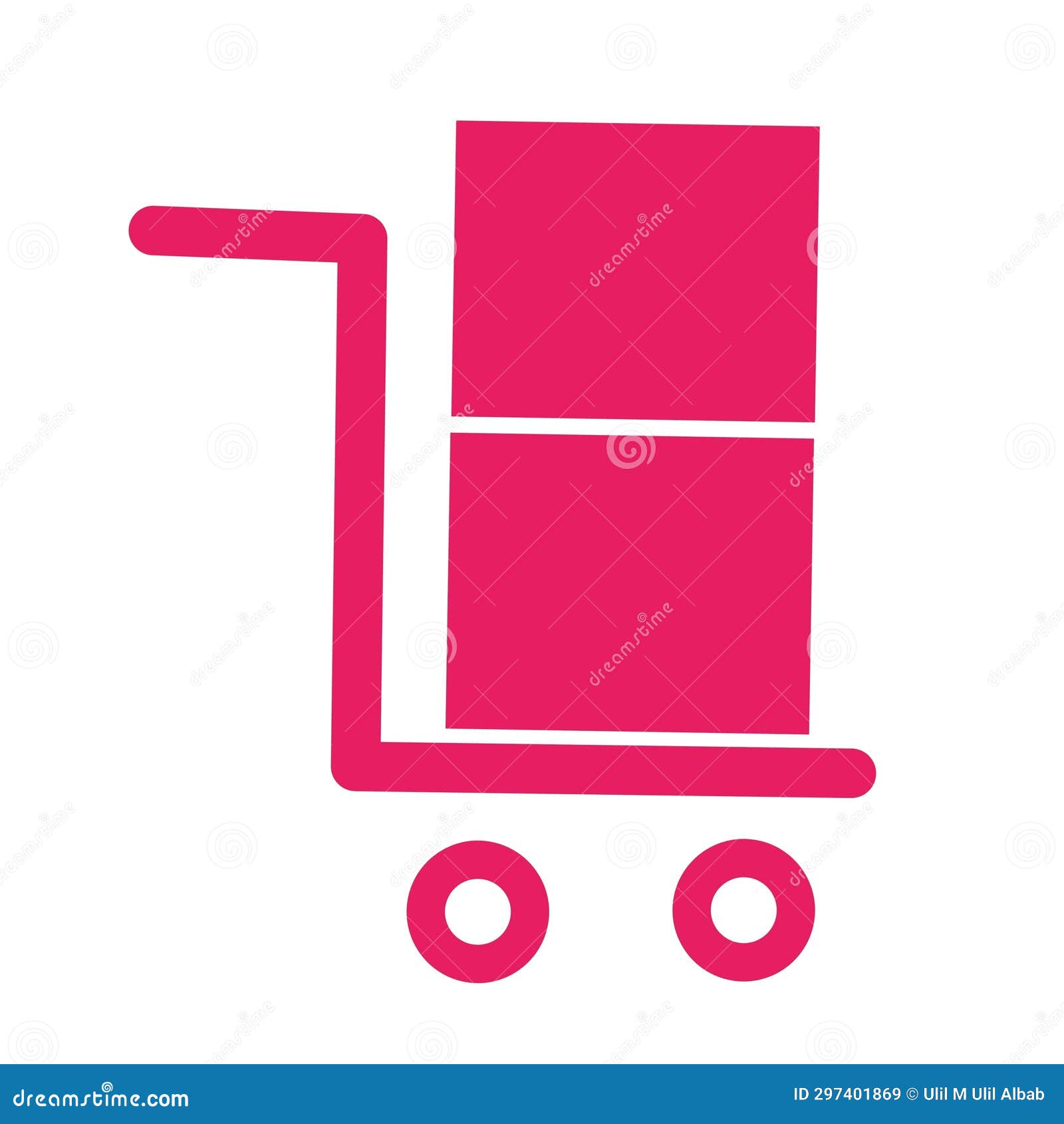 Trolley Icon, Vector Trolley Box Stock Vector - Illustration of icon ...