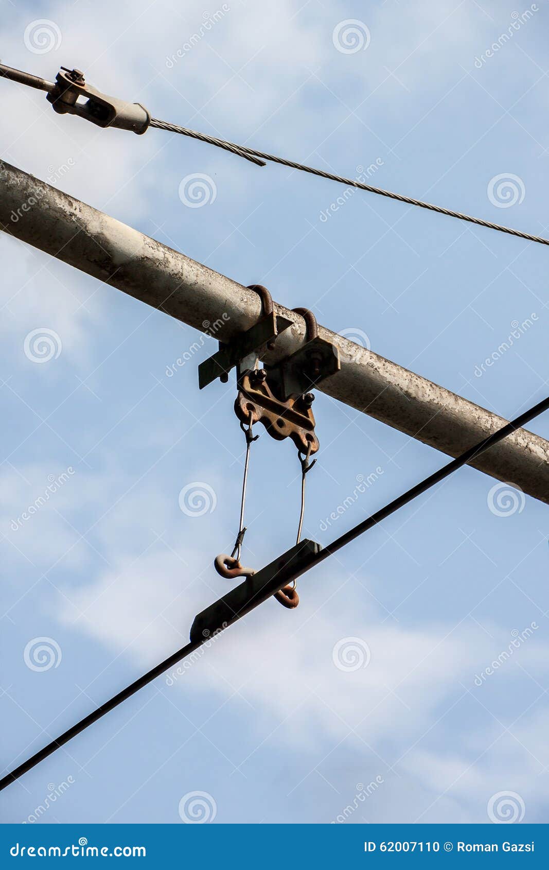Trolley line stock photo. Image of trolley, cord, transportation - 62007110