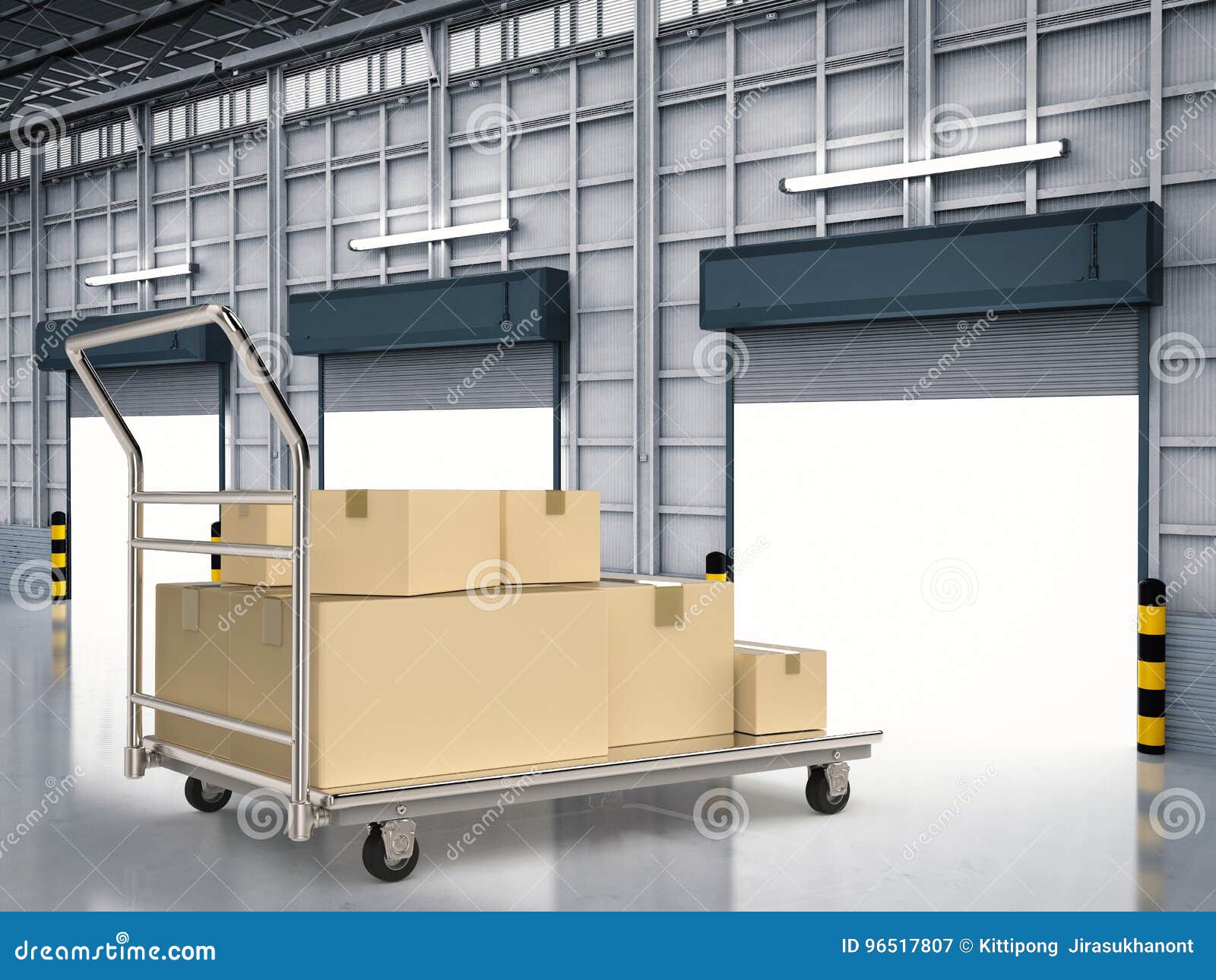 X Ray Trolley With Storage Boxes Stock Photography | CartoonDealer.com ...