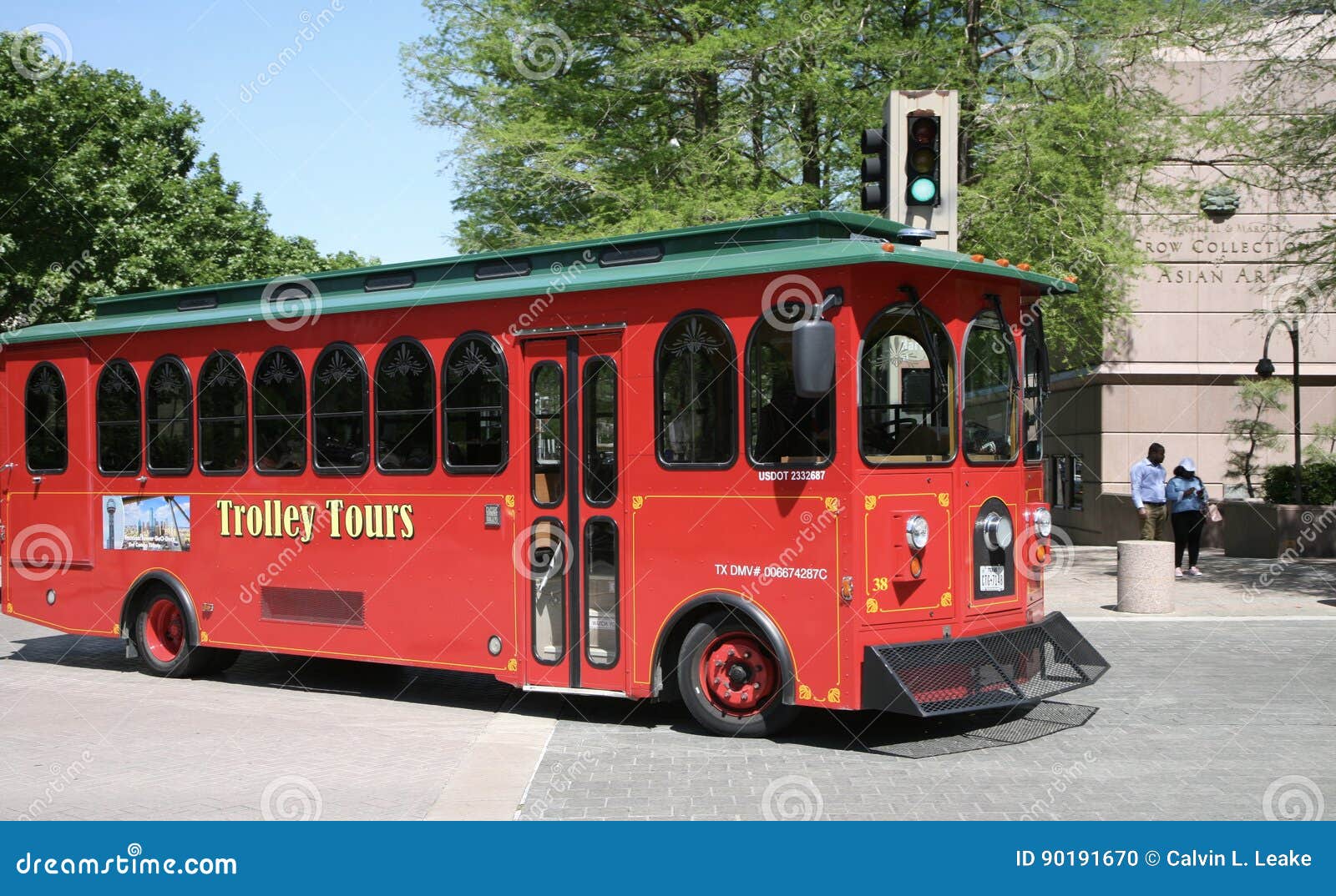 Trolley Tours Downtown Dallas, Texas Editorial Image - Image of visit ...
