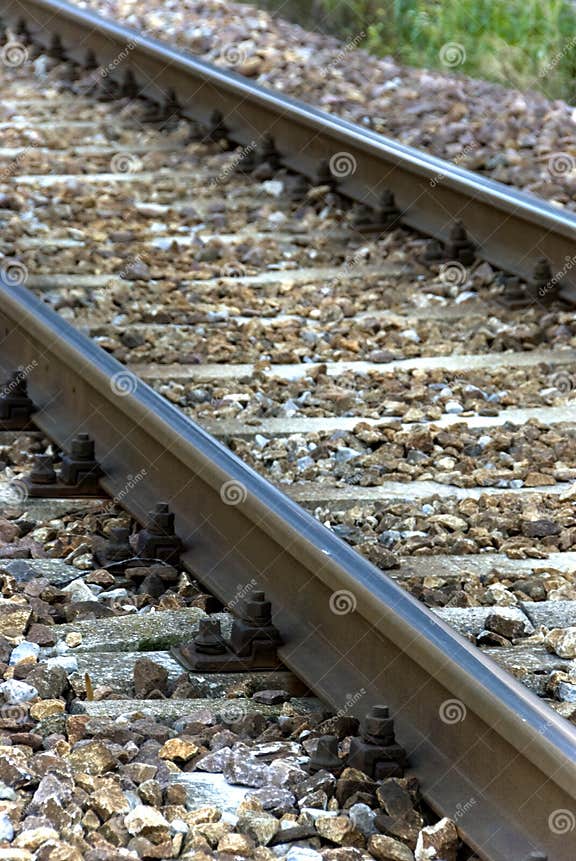 Trolley track stock photo. Image of railroad, lonely, cars - 7320778