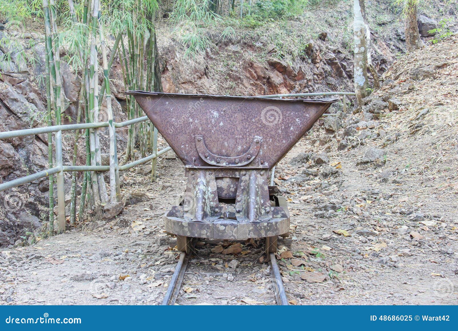 Trolley Used in the Construction of Railways World War II Stock Image ...