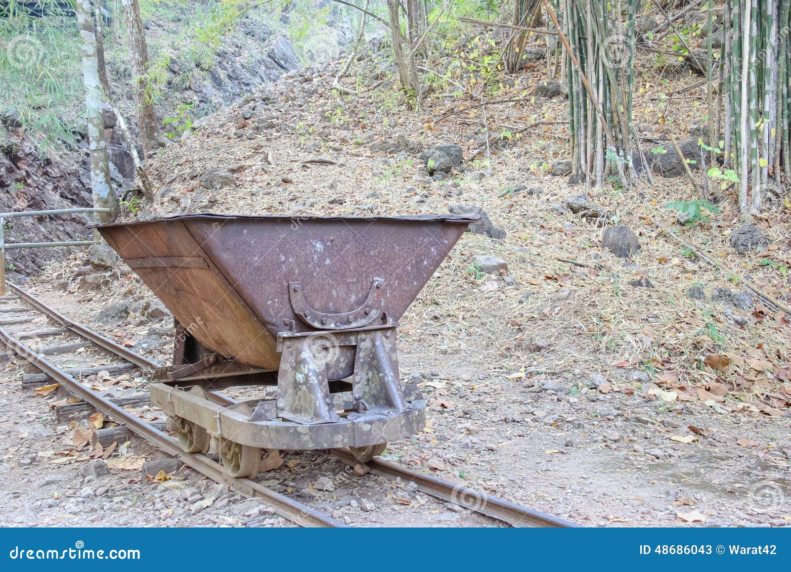 Trolley Used in the Construction of Railways World War II Stock Image ...