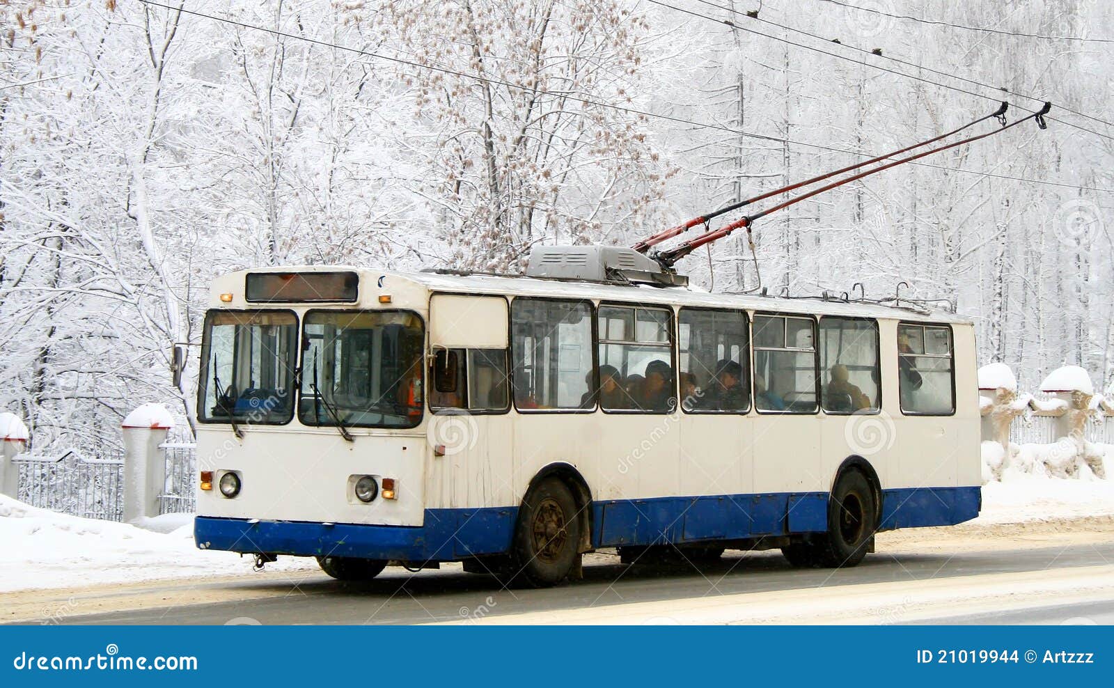 Trolleybus Stock Image | CartoonDealer.com #57723577