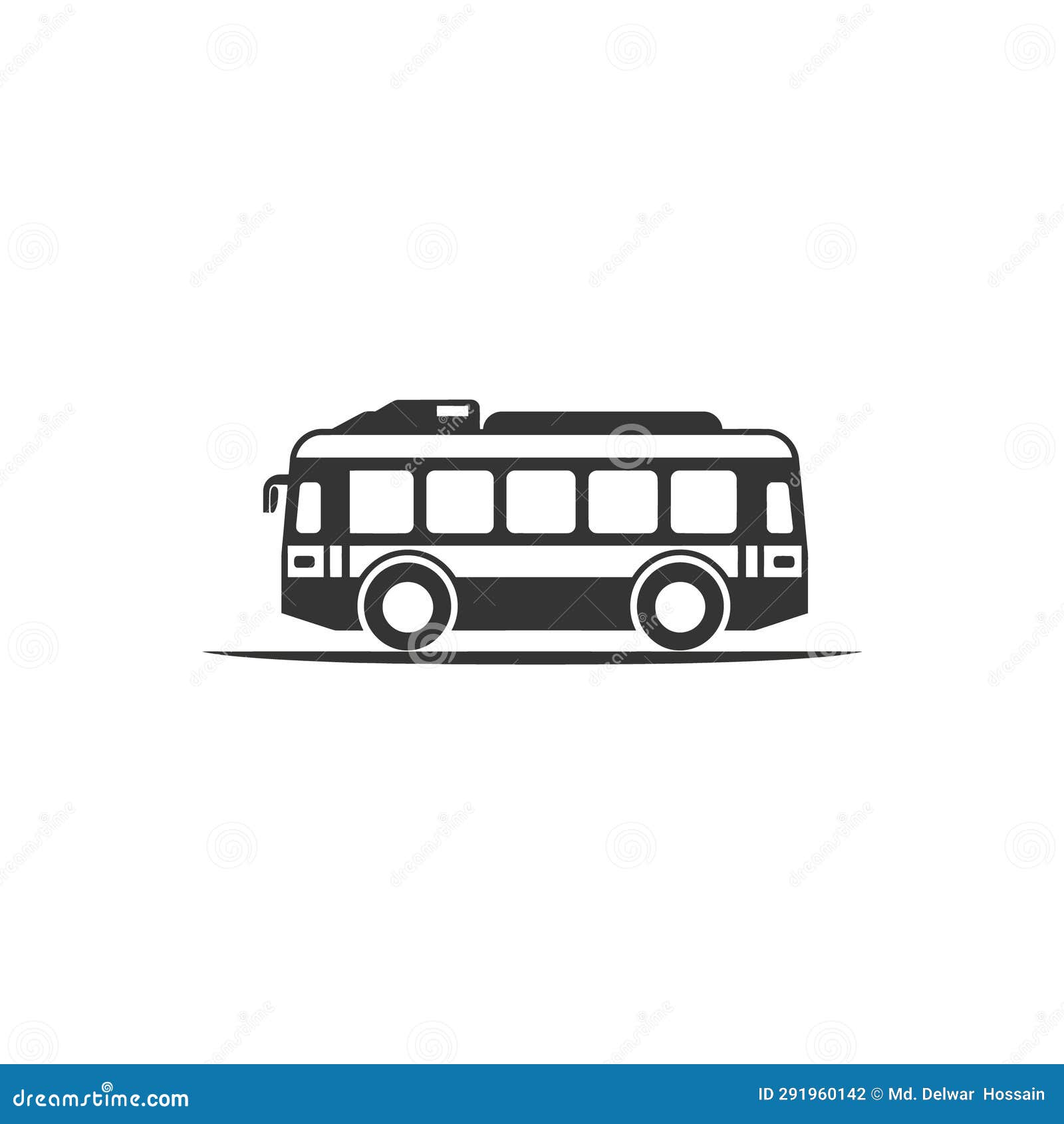 Trolleybus icon stock illustration. Illustration of illustrations - 291960142