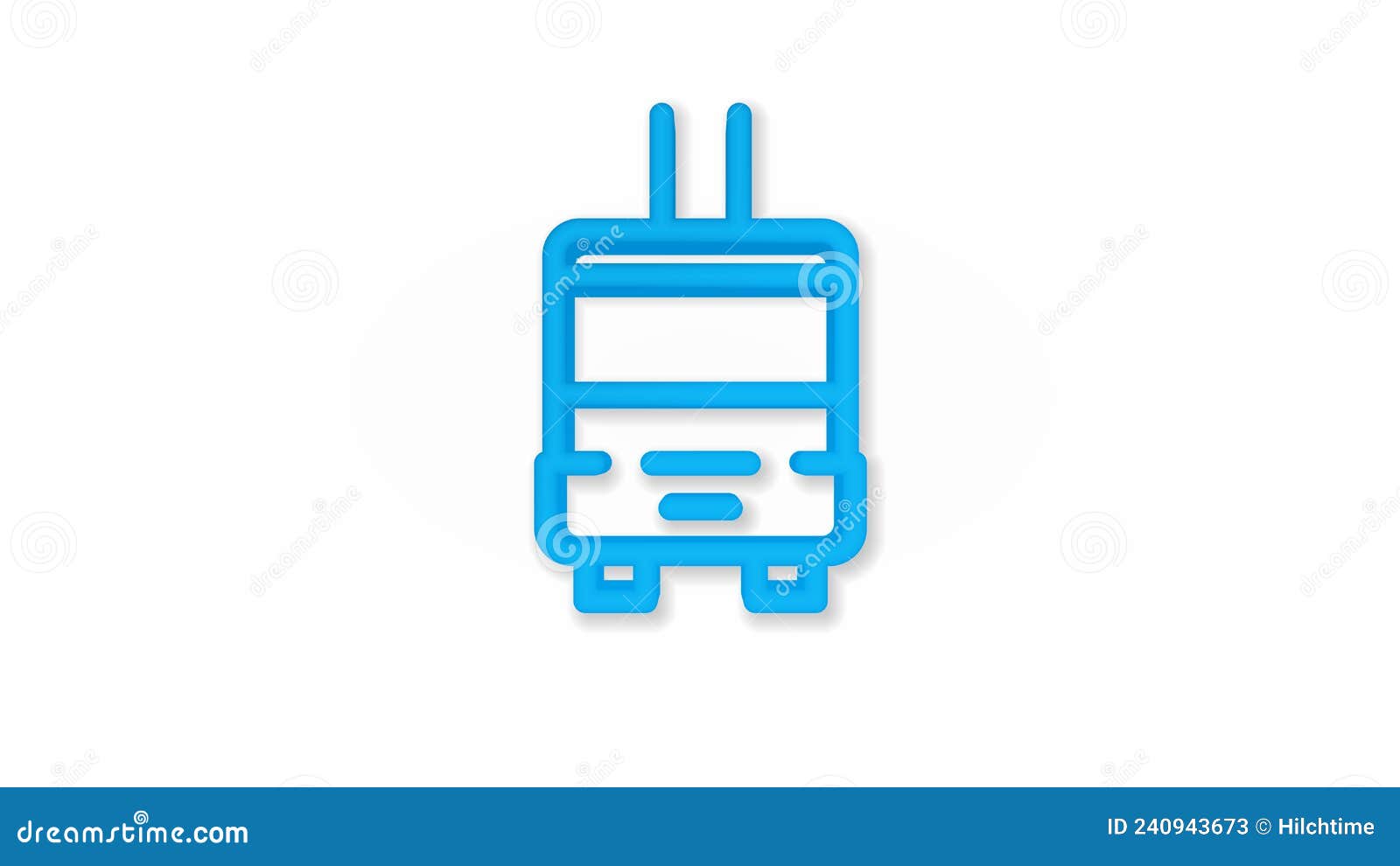 Trolleybus, Passenger Transport Realistic Icon. 3d Line Vector ... Trolleybus, Passenger Transport Realistic Icon. 3d Line Vector ...