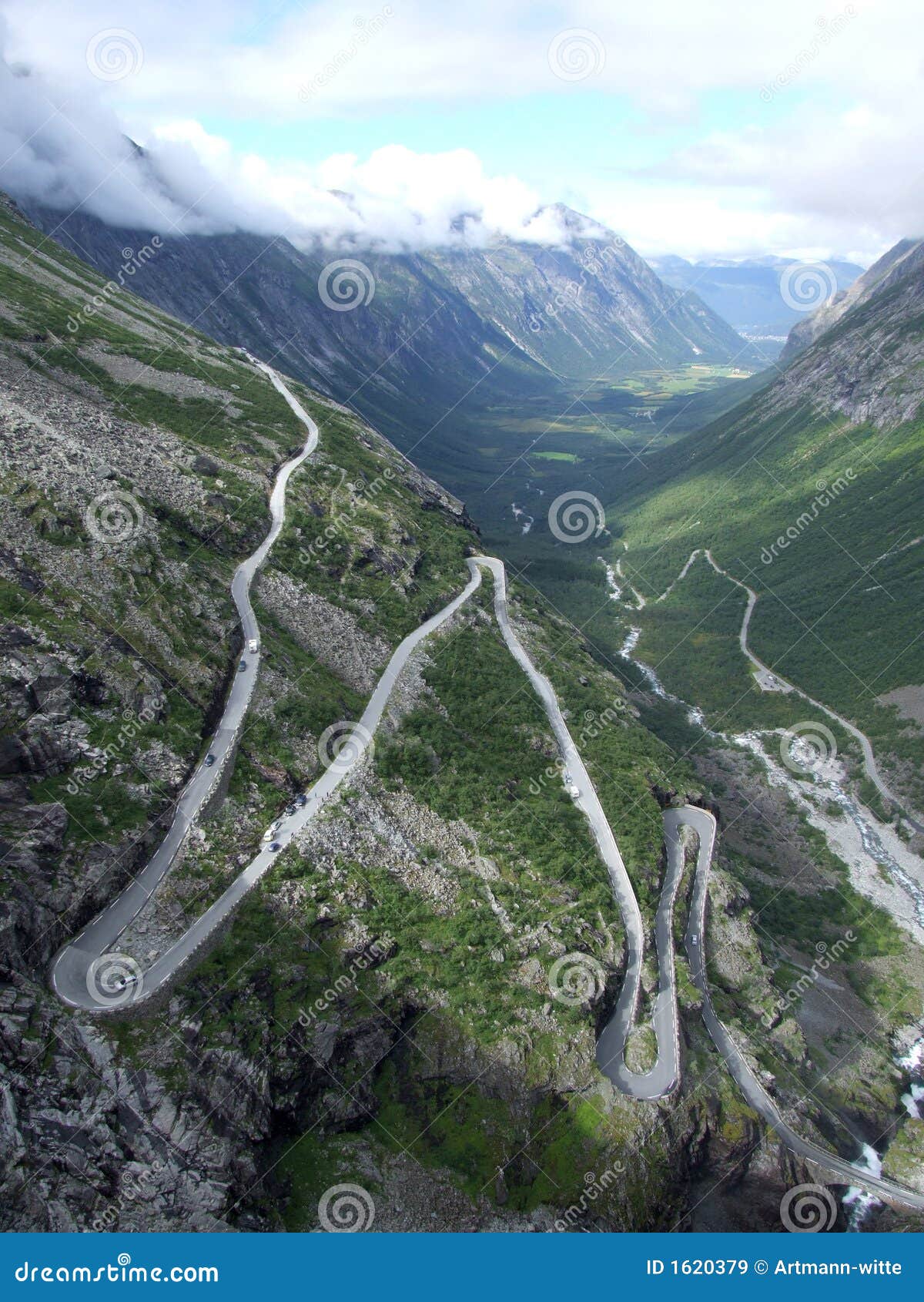 Trollstigen stock image. Image of driving, direction, environment - 1620379