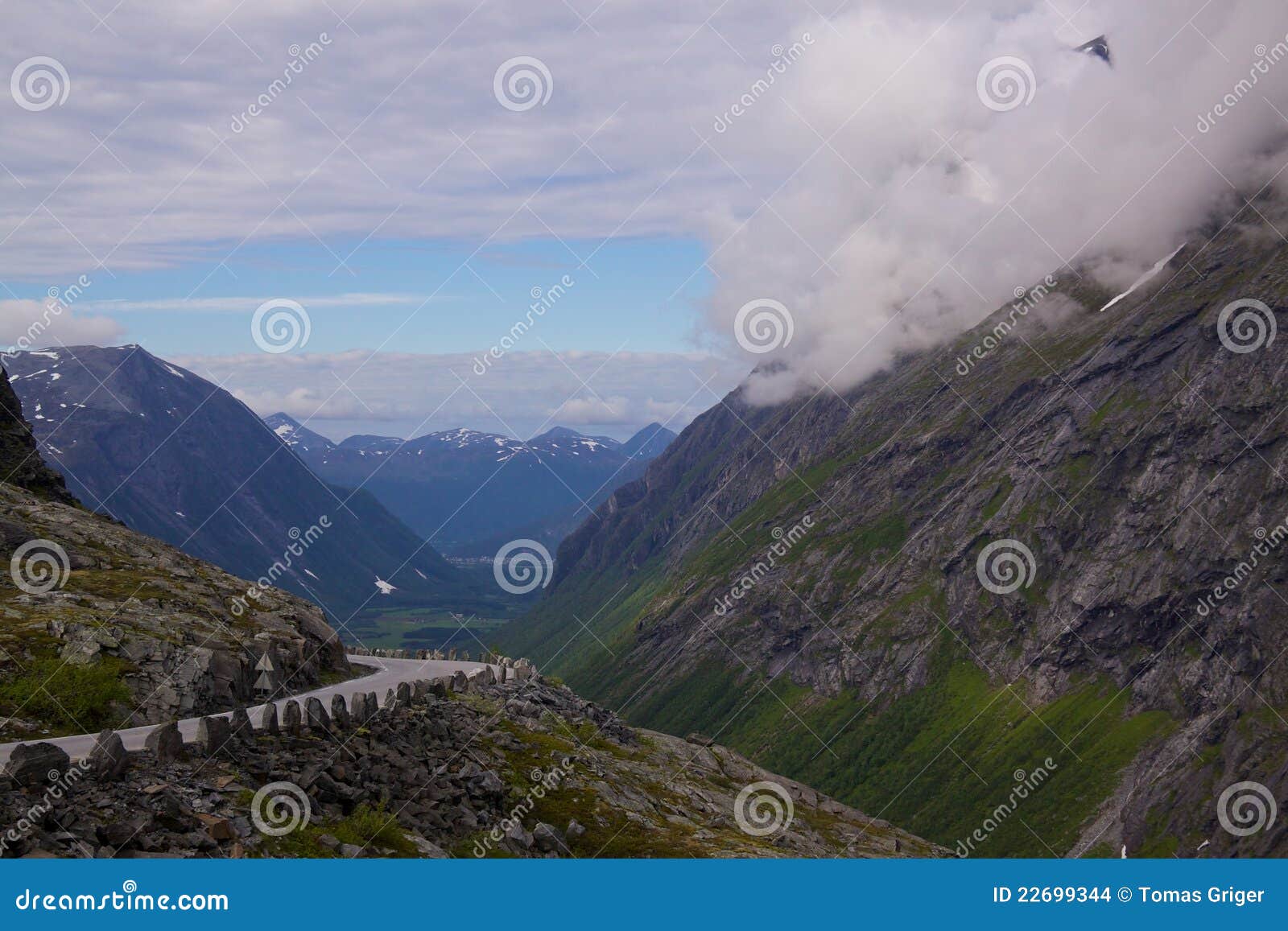 Trollstigen Pass stock photo. Image of route, steep, norwegian - 22699344