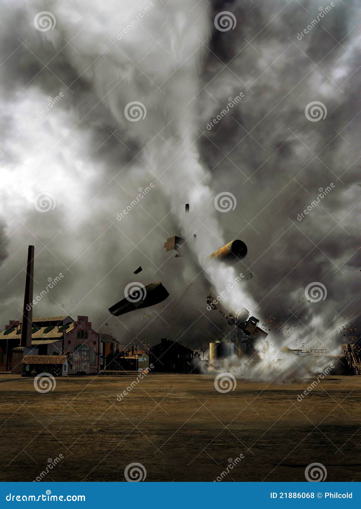 Tromb stock illustrationer. Illustration av bilar, konstruktioner ...