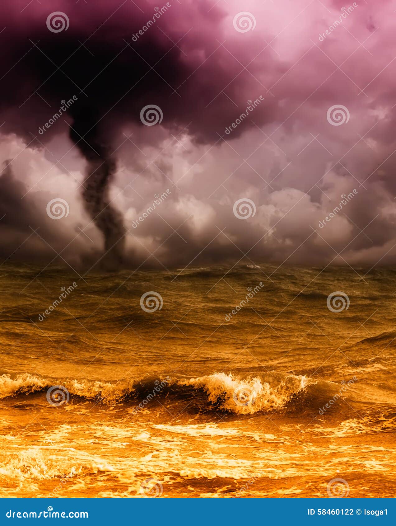 Tromb stock illustrationer. Illustration av demolerat - 58460122