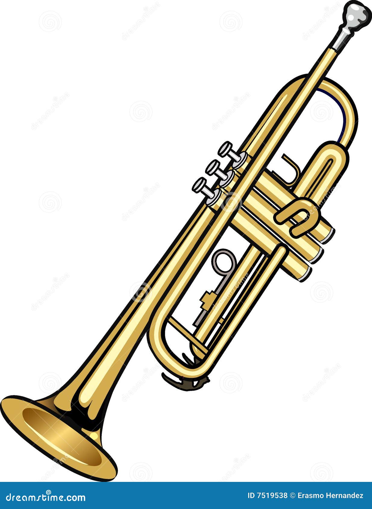 Tromba illustrazione di stock. Illustrazione di tromba - 7519538