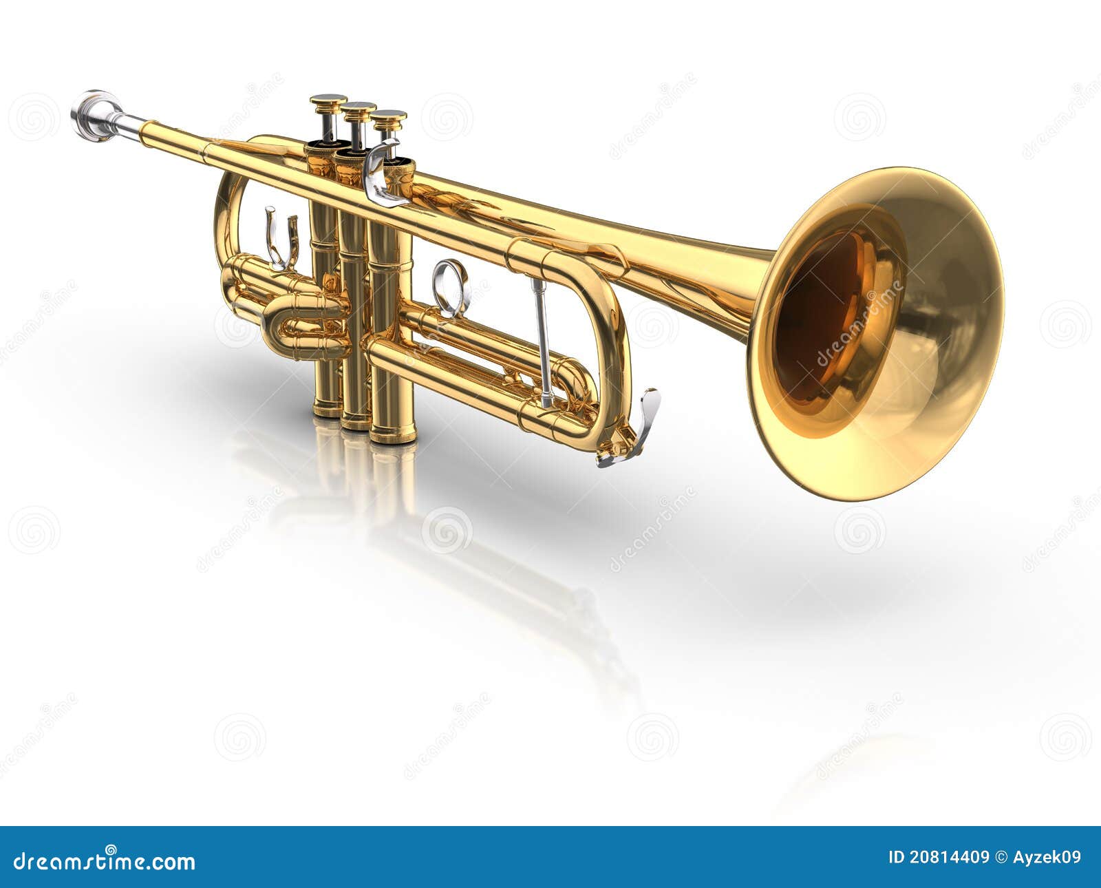 Trombeta ilustração stock. Ilustração de equipamento - 20814409