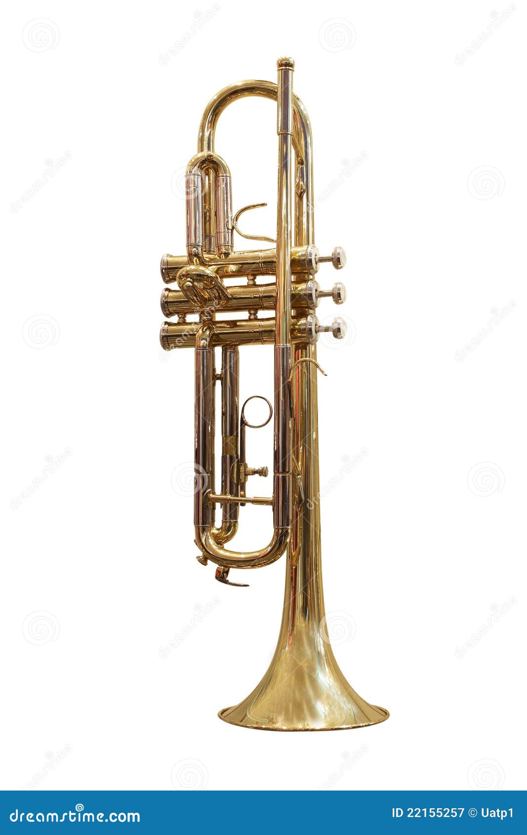 Trombeta imagem de stock. Imagem de brilhante, claron - 22155257