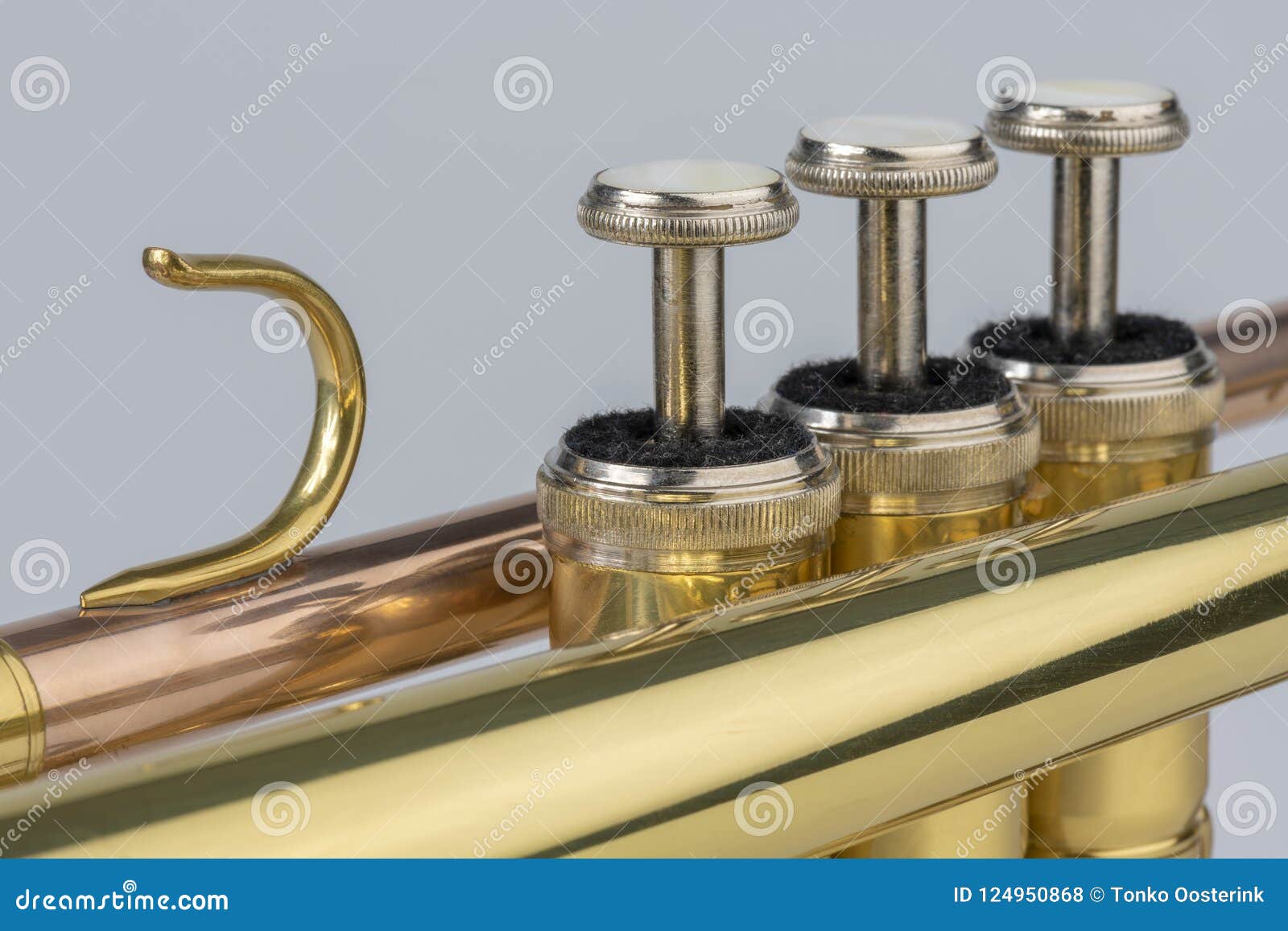 Trombeta Do Instrumento Musical Em Detalhe Foto de Stock - Imagem de ...
