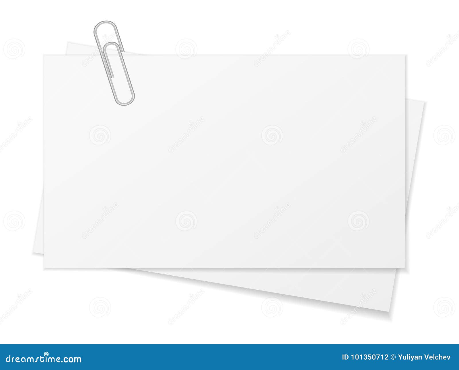 Trombone De Feuille Et De Papier Illustration de Vecteur - Illustration ...