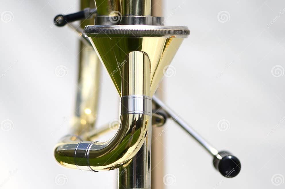 Trombone F attachment stock image. Image of horn, tune - 43376941