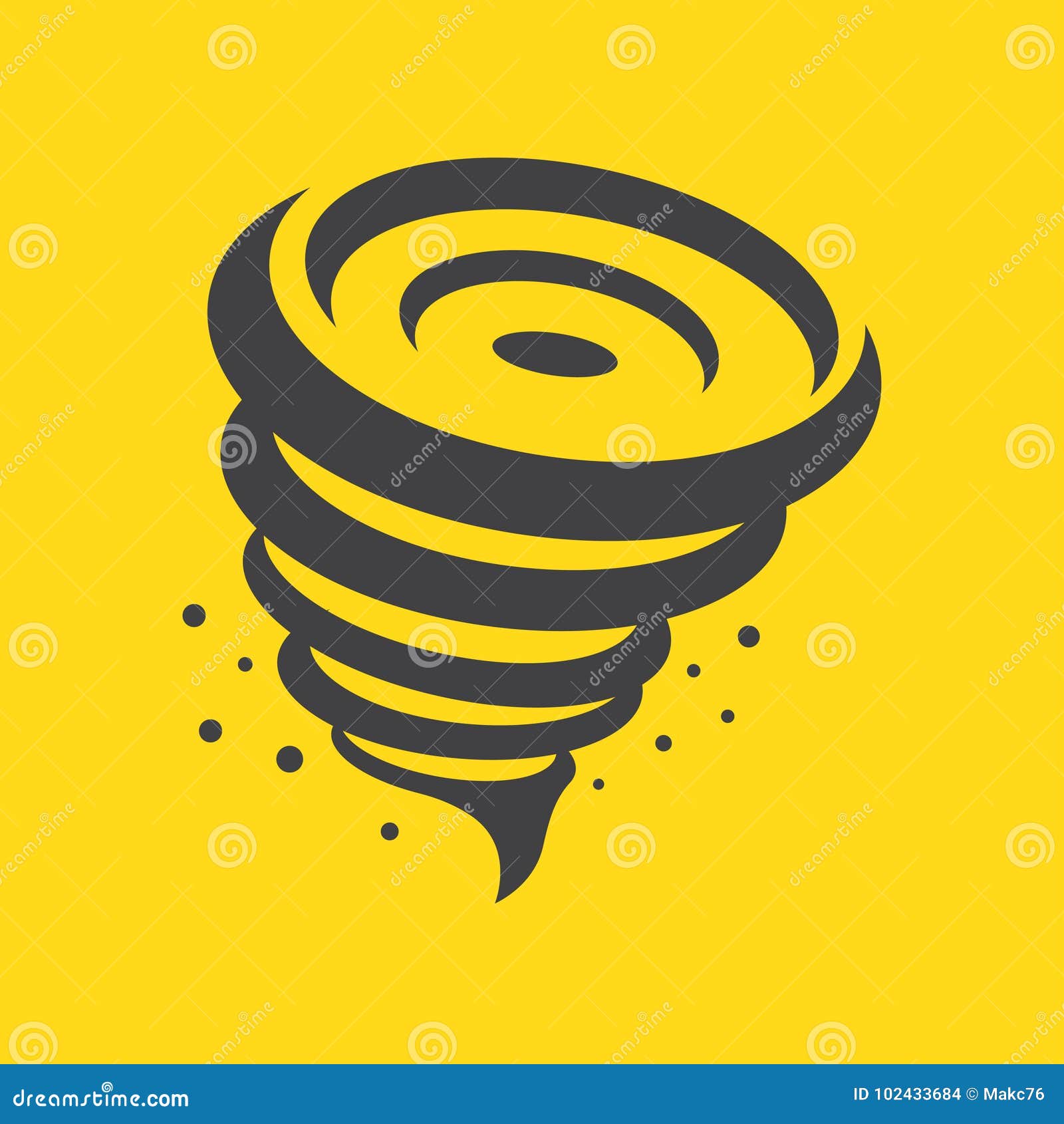 Trombsymbol, Vektorillustration Vektor Illustrationer - Illustration av ...