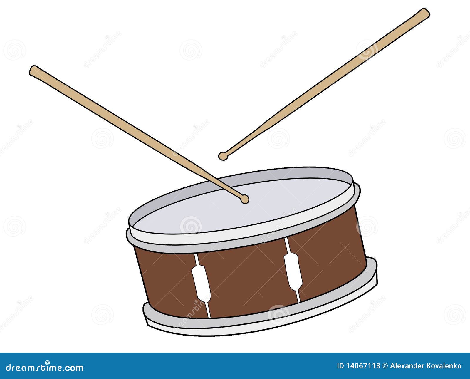 Trommel vector illustratie. Illustration of knal, trommel - 14067118