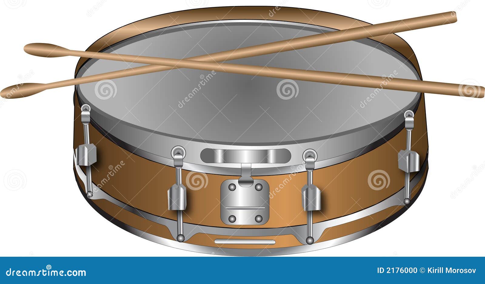 Trommel vector illustratie. Illustration of trommel, spel - 2176000