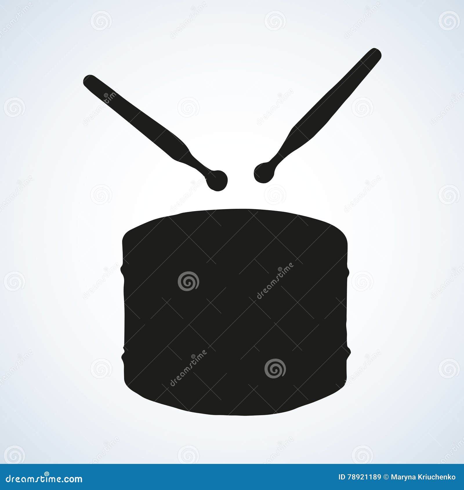 Trommel Vector tekening vector illustratie. Illustration of spel - 78921189