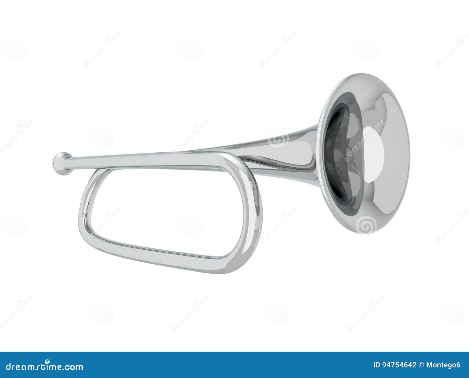 Trompeta simple stock de ilustración. Ilustración de fondo - 94754642