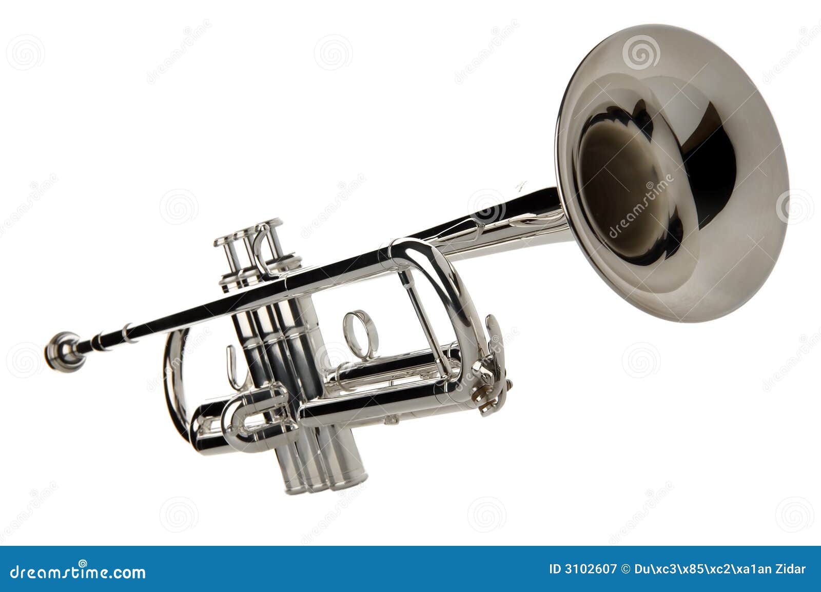 Trompete stockbild. Bild von signal, troubadour, glocke - 3102607