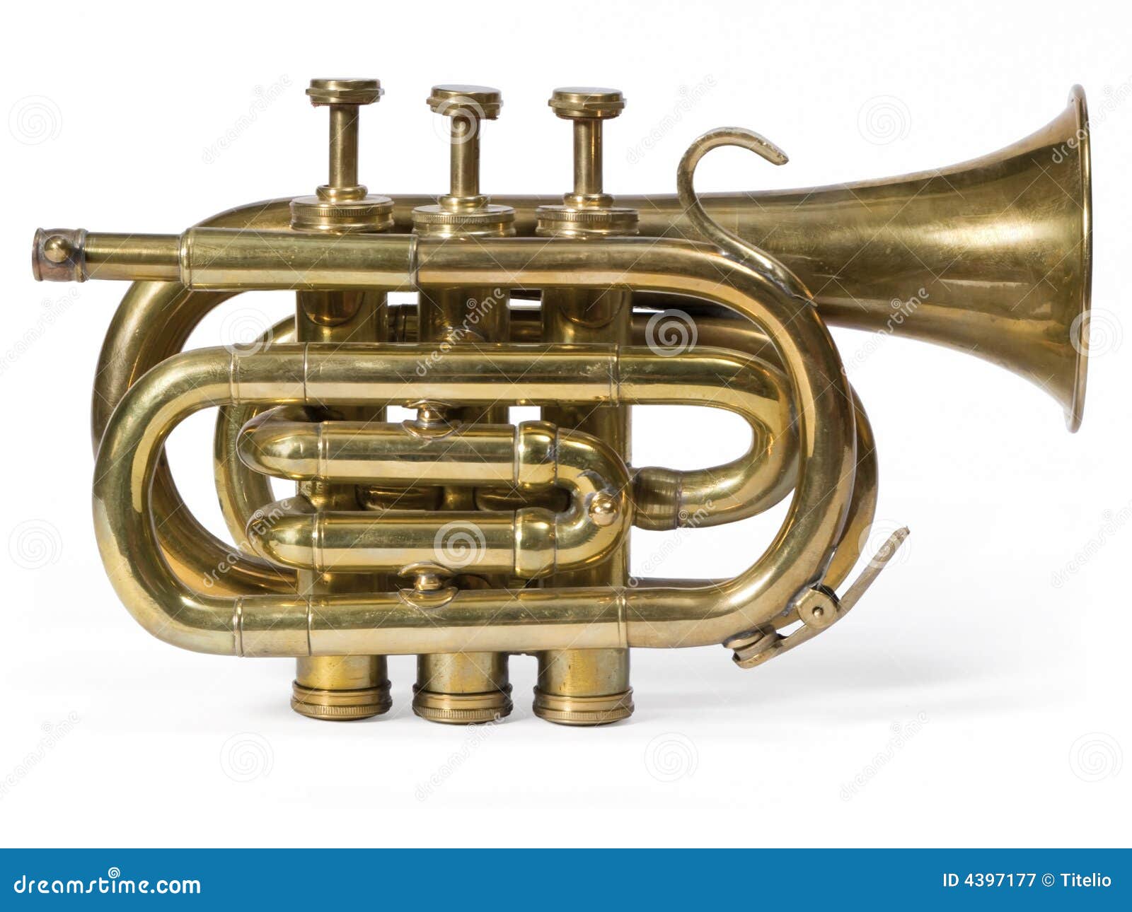 Trompete stockbild. Bild von klassisch, rost, musikalisch - 4397177