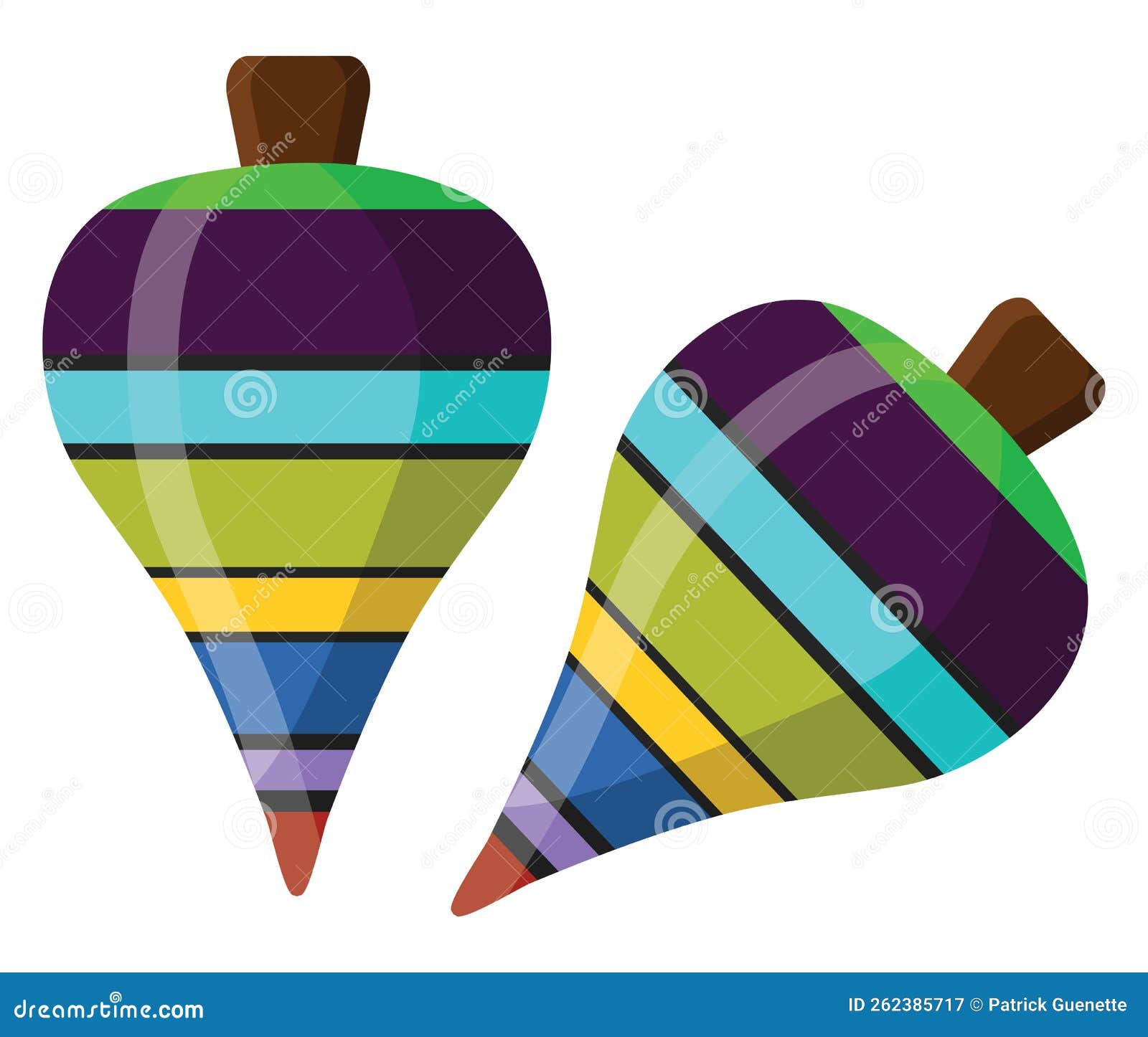 Trompo spinner, icon stock vector. Illustration of cartoon - 262385717