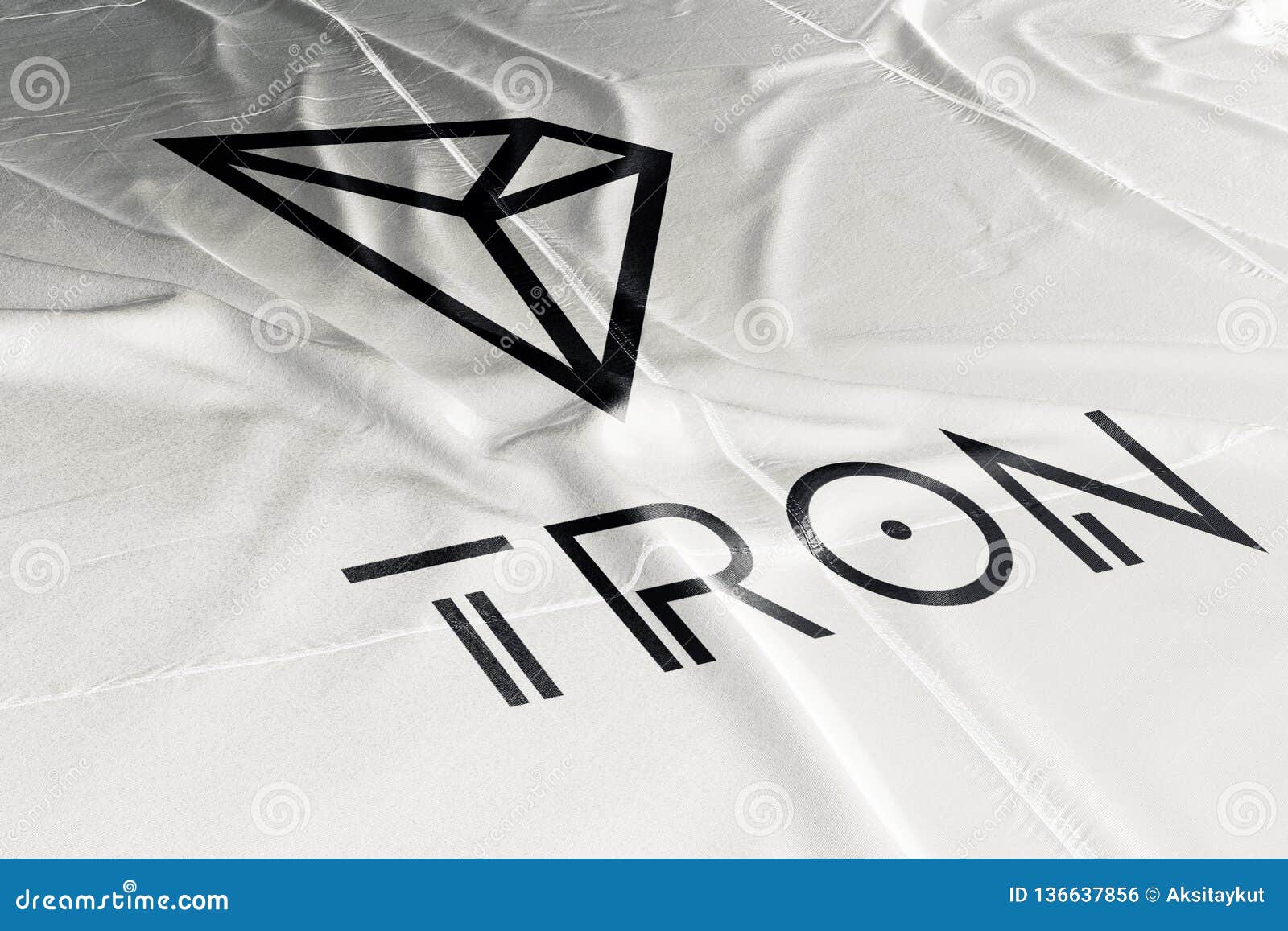 TRON Decentralized Cryptocurrency Vector Logo | CartoonDealer.com ...