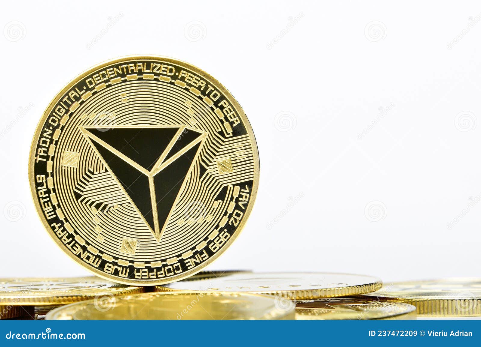 Tron Cryptocurrency , Gold Coins , Mining , Future Money Editorial ... Tron Cryptocurrency , Gold Coins , Mining , Future Money Editorial ...