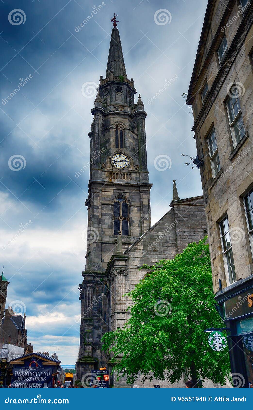 Tron Kirk, Edinburgh, Scotland Editorial Image - Image of catholicism ...