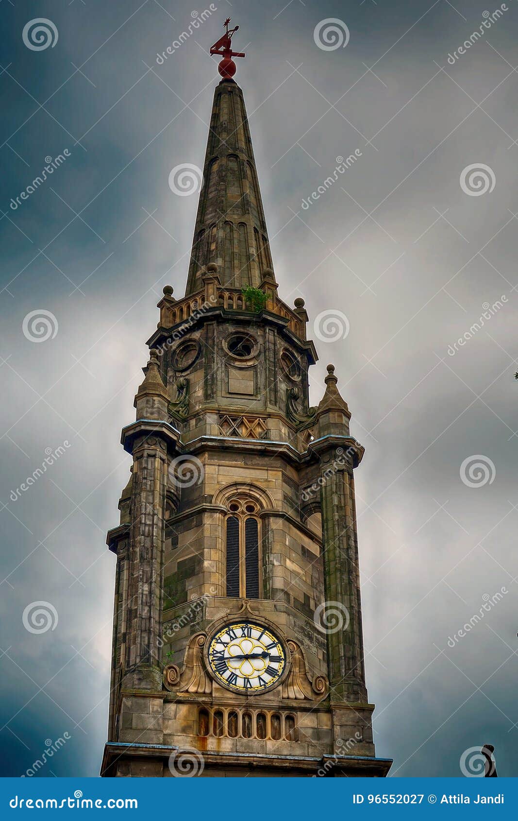 Tron Kirk, Edinburgh, Scotland Stock Image - Image of church ...