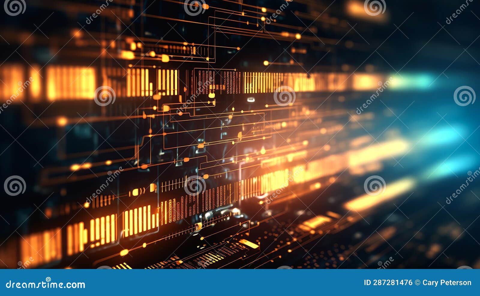 Tron Legacy: A Solid Background With Interconnections Stock Photo ...