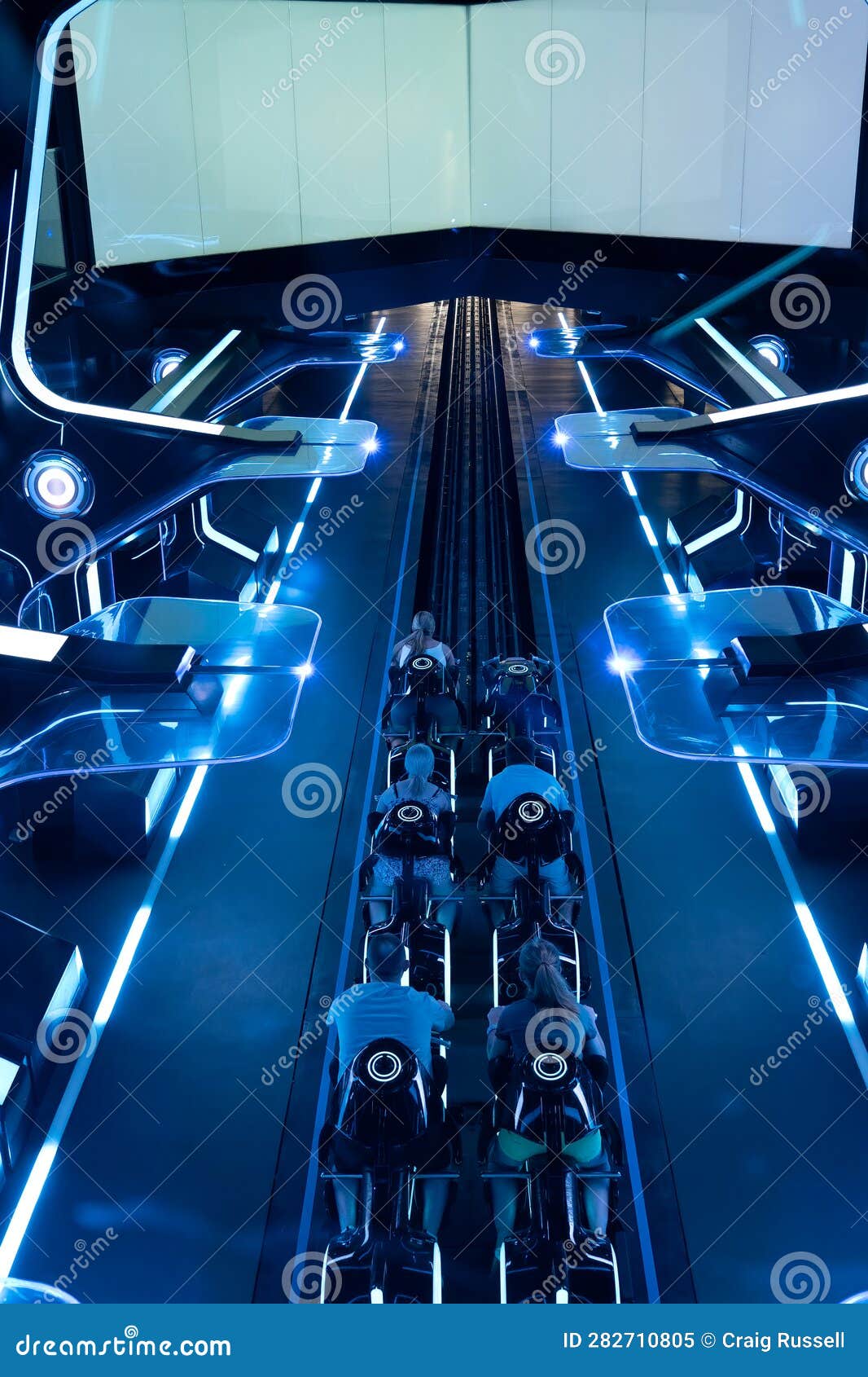 TRON Lightcycle Power Run Rollercoaster At Shanghai Disneyland Park ...