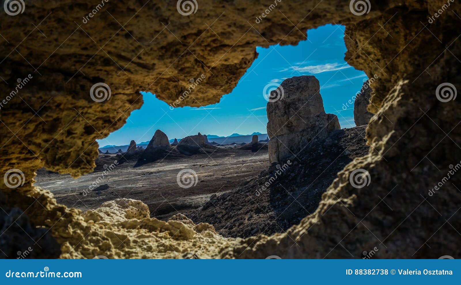 Trona Pinnacles stock photo. Image of mountain, pinnacles - 88382738