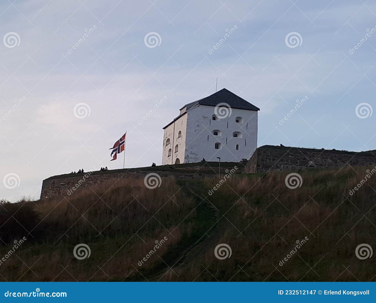 Trondheim Castle Fortification Stock Image - Image of house ...