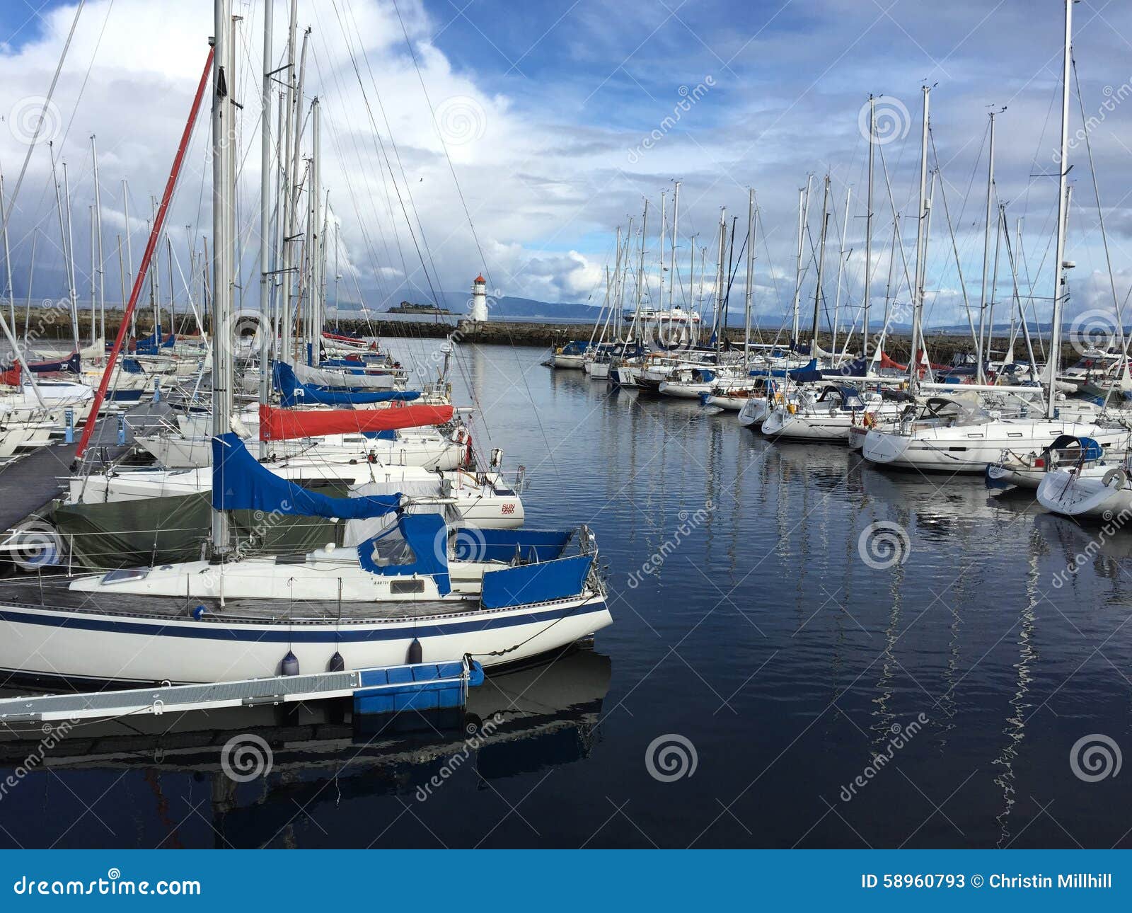 Trondheim Harbor, Norway editorial stock photo. Image of blue - 58960793