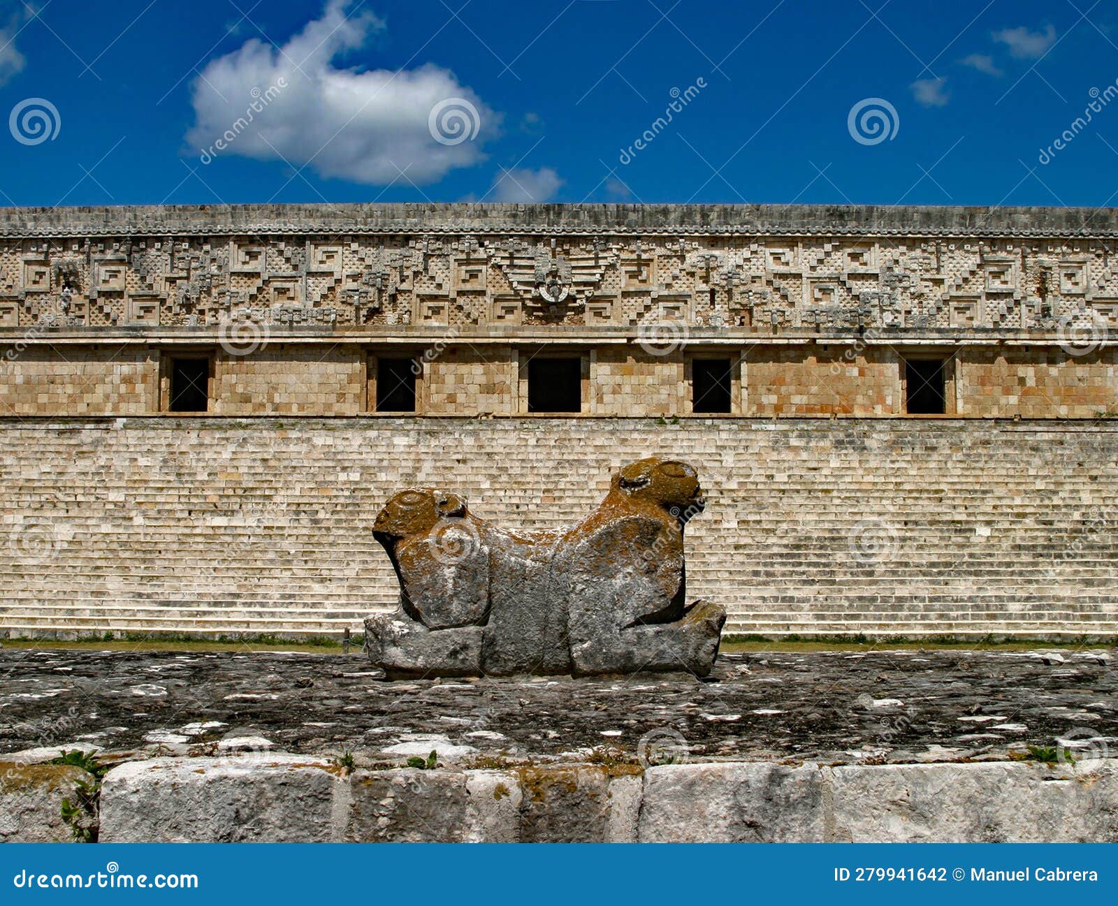 The Trone of the Two Headed Jaguar Stock Photo - Image of yucatan ...