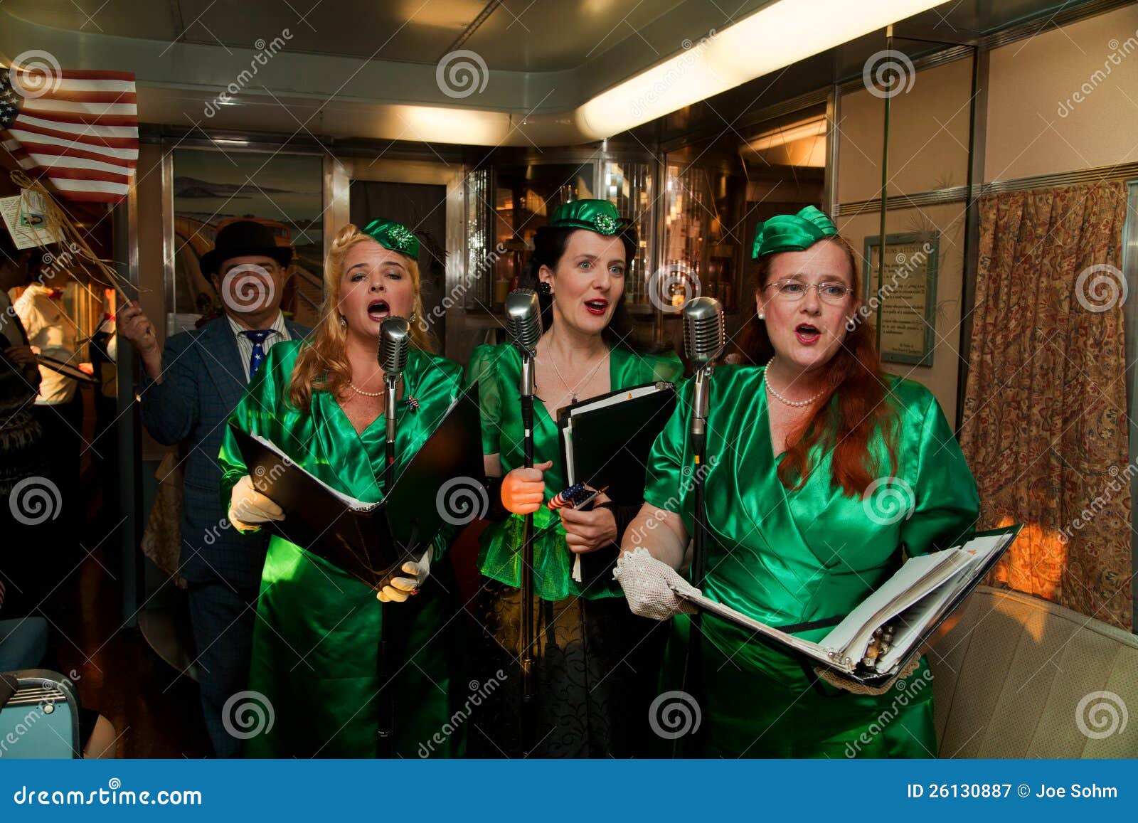 Troop Train singers editorial photography. Image of dress - 26130887