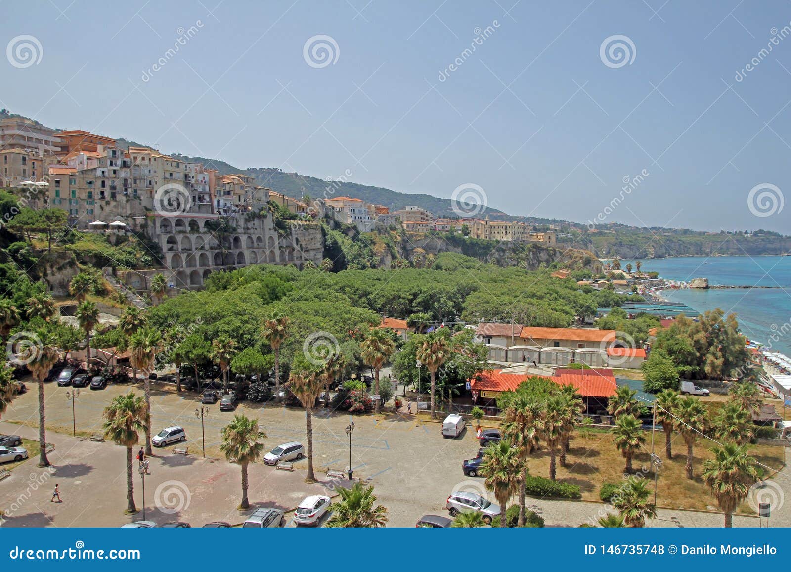 Tropea beach editorial stock photo. Image of sunny, calabria - 146735748